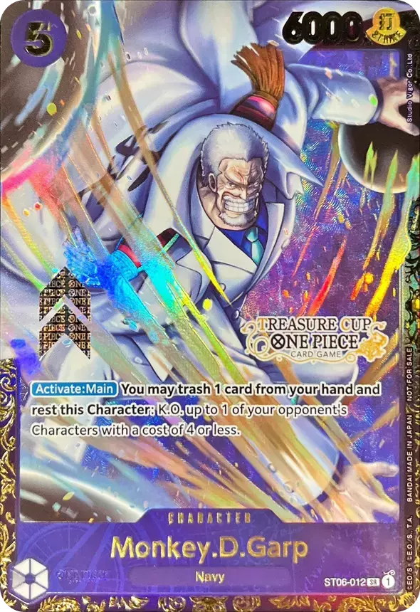 (DP)(PSA10)モンキー・D・ガープ(英語版/TREASURECUP/illust:Studio Vigor Co.Ltd) (SR ...